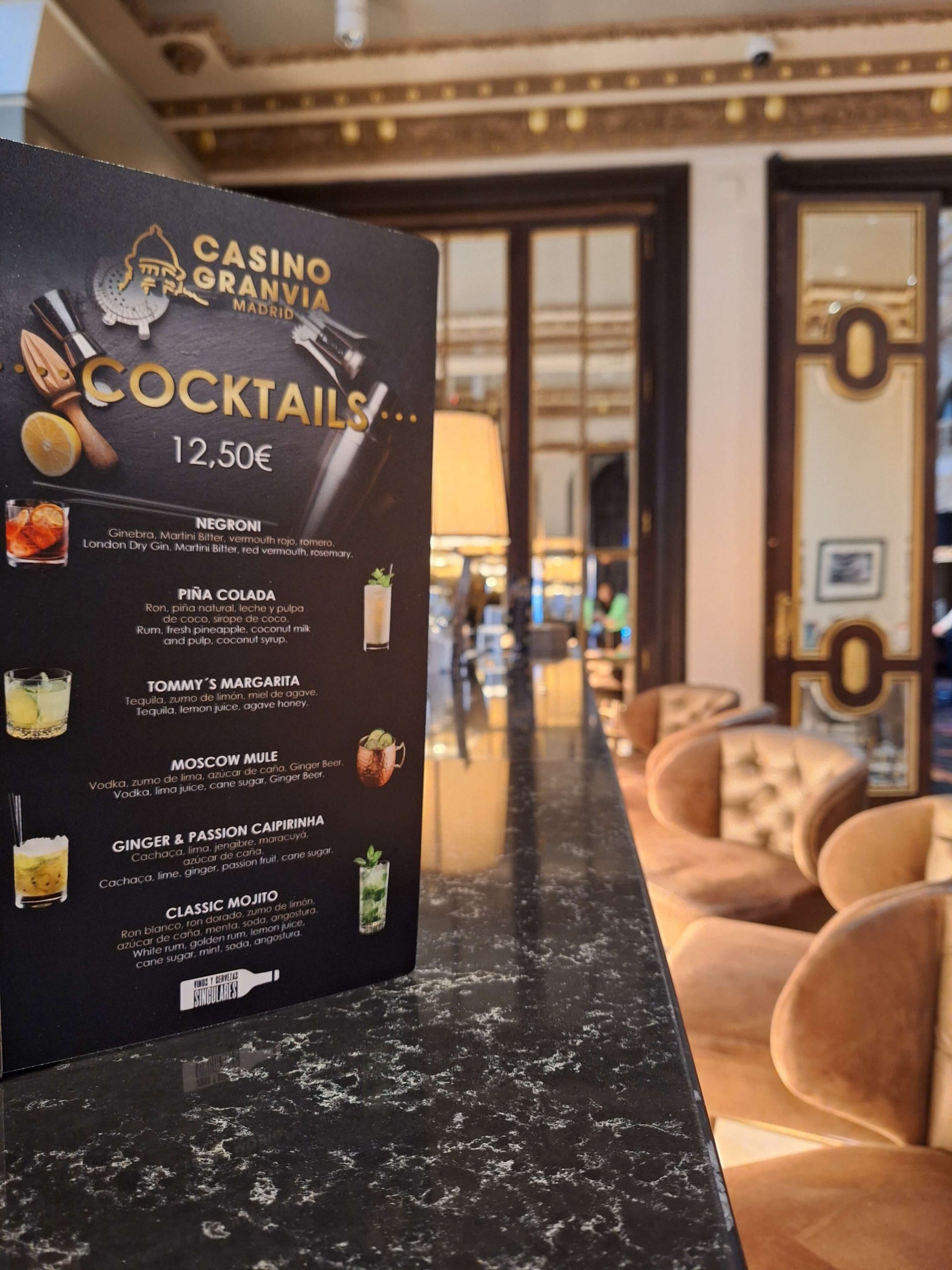 Baccarat Cocktail Bar - Casino Gran Vía